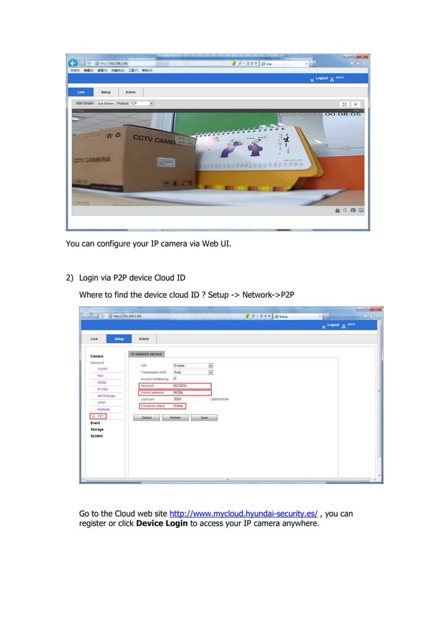 Hyundai ip camera_user_guide_zn | PDF | Computer Networking | Computing