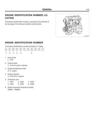 Hyundai l4 gc diesel engine service repair manual | PDF