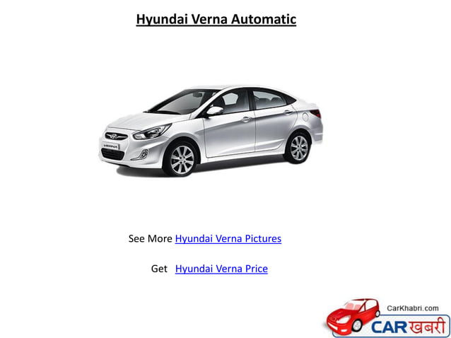 Hyundai Verna Automatic | PDF