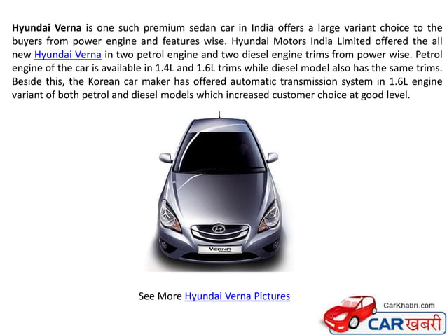 Hyundai Verna Automatic | PDF
