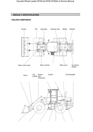 Hyundai Wheel Loader Hl740 Specs Repair Manual.pdf