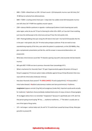 USMLE High Yield Cardiology Notes 2020 | PDF