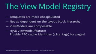 Hyvä from a developer perspective | PPT