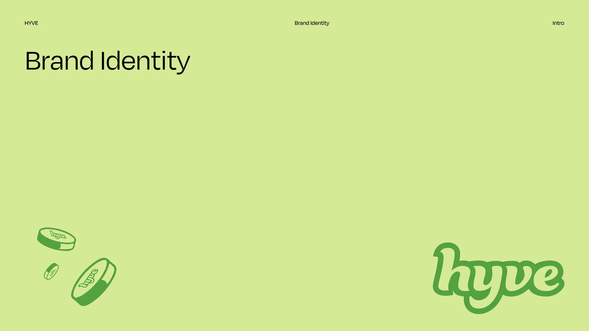 HYVE Social Finance App - Logo | Brand Identity | PPT