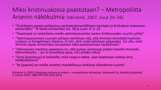 Hyvönen (2019) Paasto ja liturginen elämä | PPTX