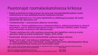 Hyvönen (2019) Paasto ja liturginen elämä | PPTX