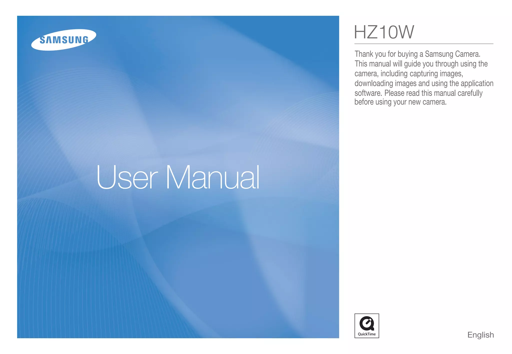 Samsung Camera HZ10W User Manual | PPT