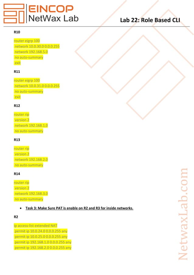 Nxll22 role based cli | PDF