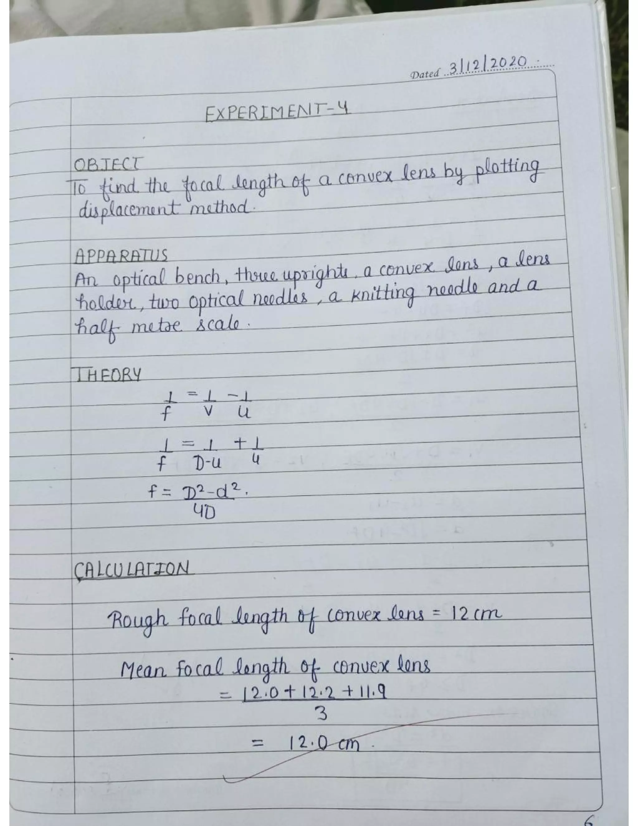 Cbse Class 12 Physics practical file/record 2021-22 | PDF