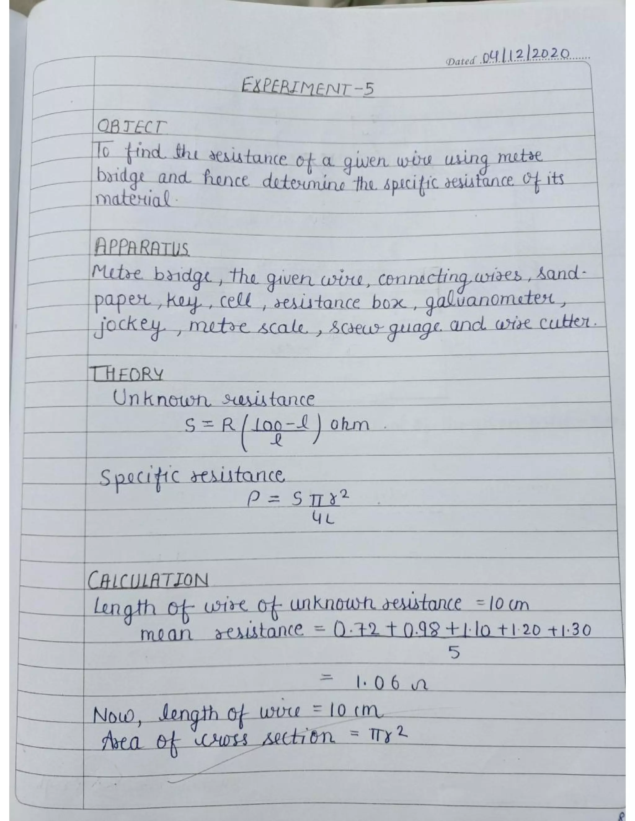 Cbse Class 12 Physics practical file/record 2021-22 | PDF