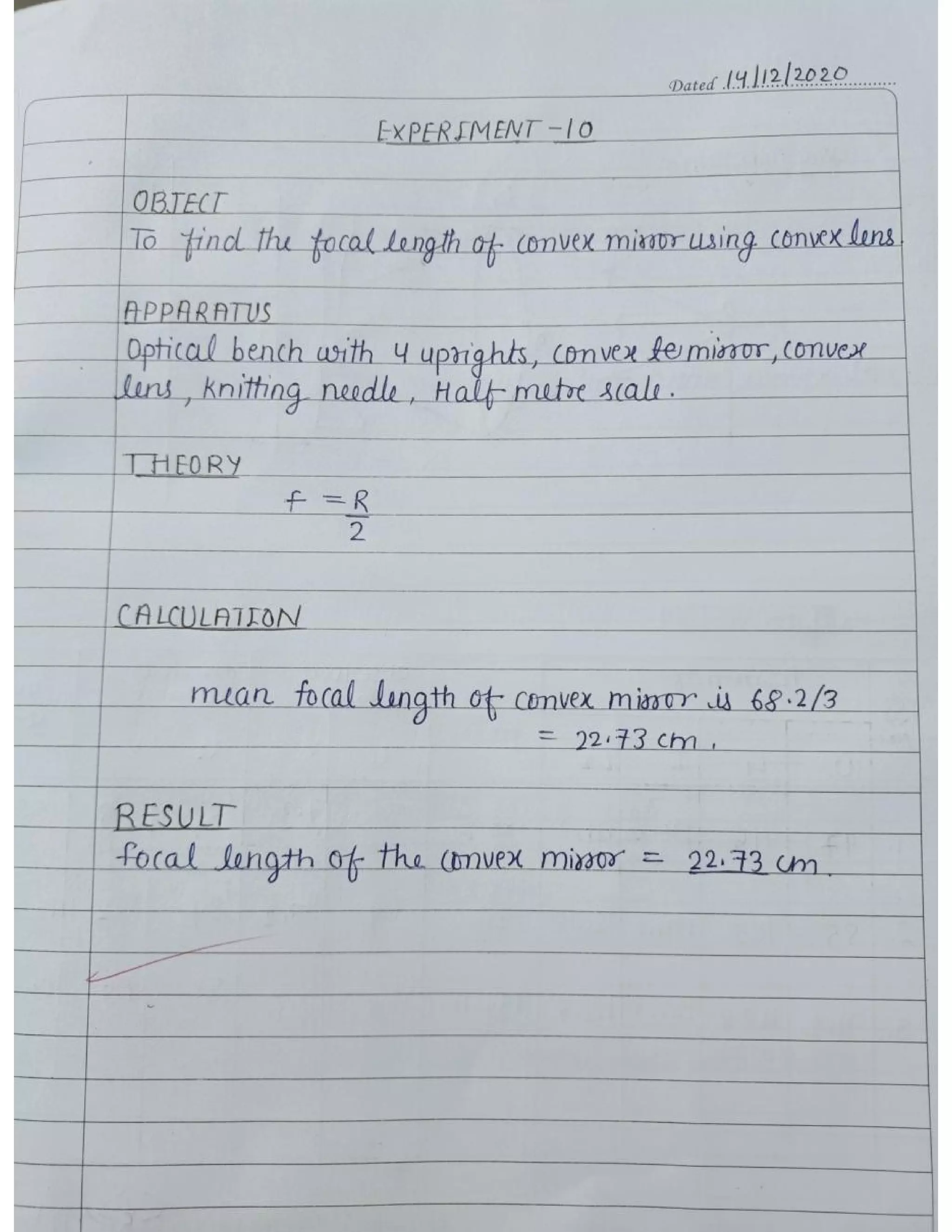 Cbse Class 12 Physics practical file/record 2021-22 | PDF