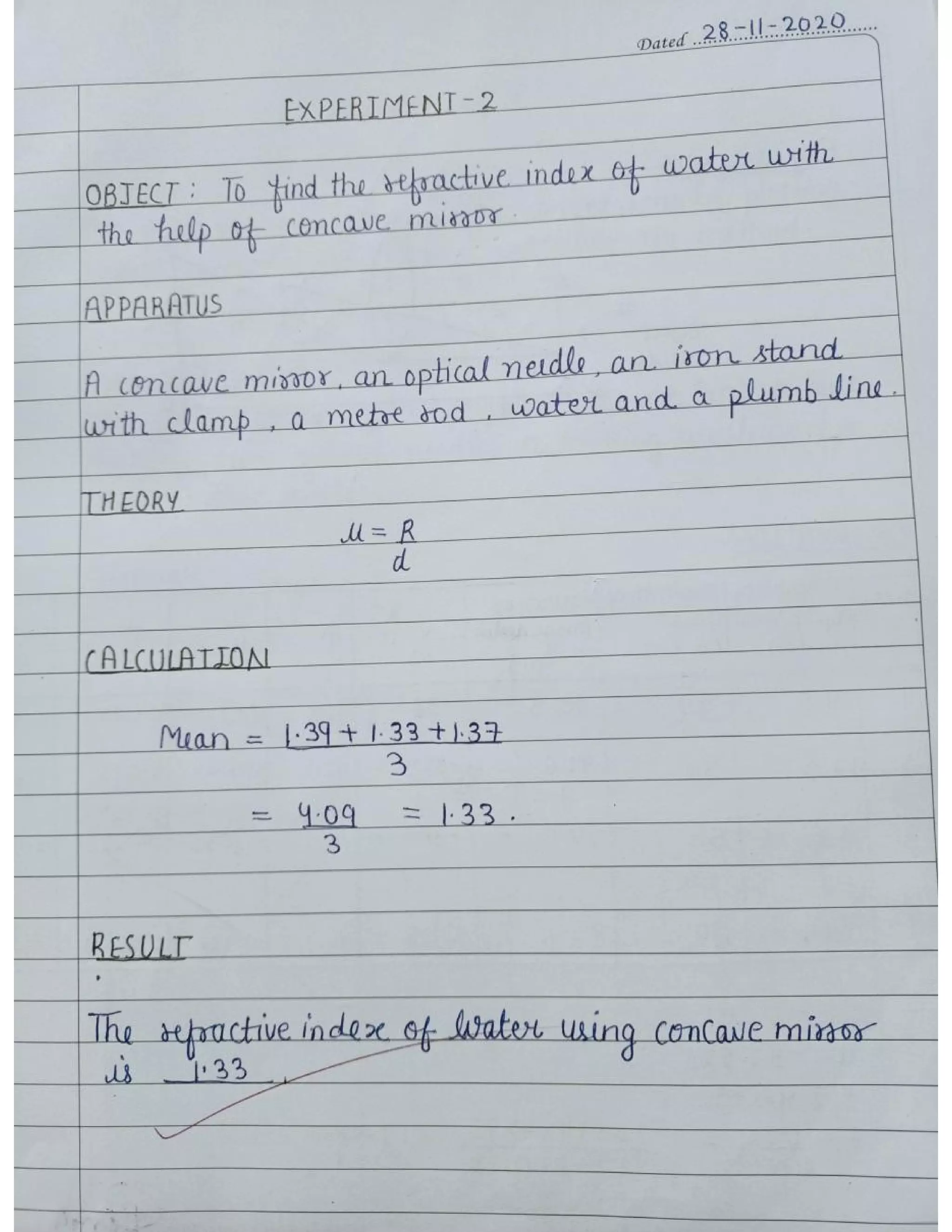 Cbse Class 12 Physics practical file/record 2021-22 | PDF