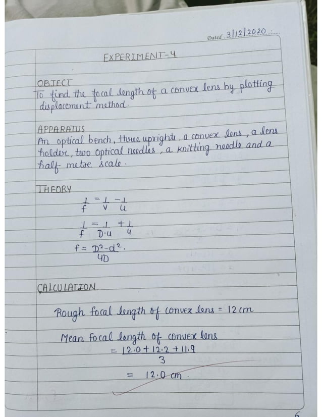 Cbse Class 12 Physics practical file/record 2021-22 | PDF