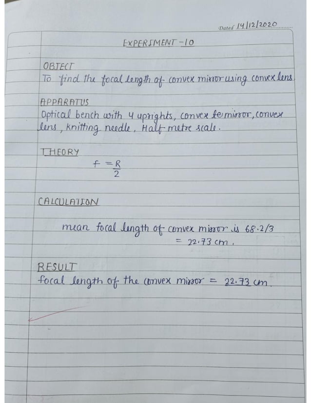 Cbse Class 12 Physics practical file/record 2021-22 | PDF