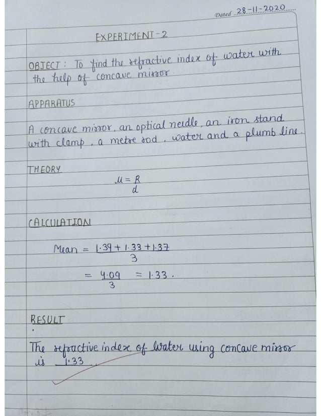 Cbse Class 12 Physics practical file/record 2021-22 | PDF