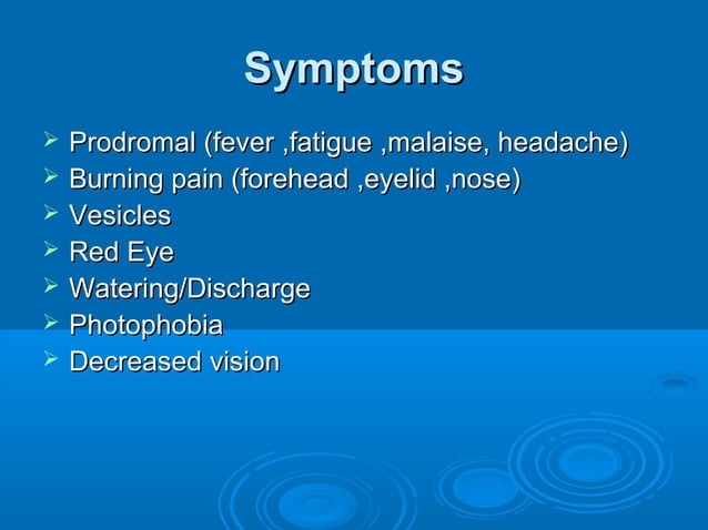 Herpes zoster ophthalmicus | PPT | Skin and Dermatology | Diseases and ...