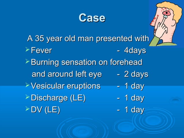 Herpes zoster ophthalmicus | PPT | Skin and Dermatology | Diseases and ...