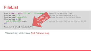Explore the Rake Gem | PPT