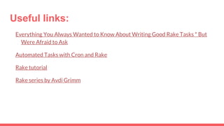 Explore the Rake Gem | PPT