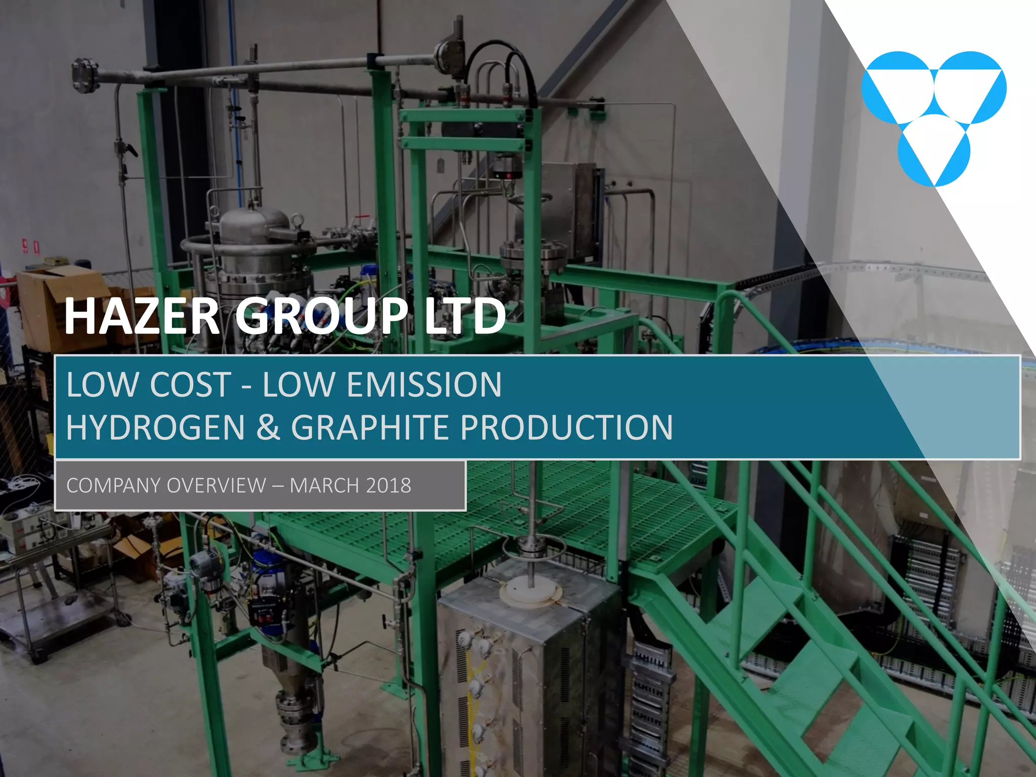 Hazer Group company overview march 2018 | PPT