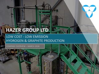 Hazer Group company overview march 2018 | PPT