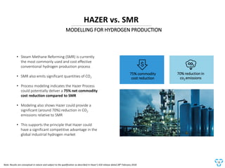 Hazer Group company overview march 2018 | PDF