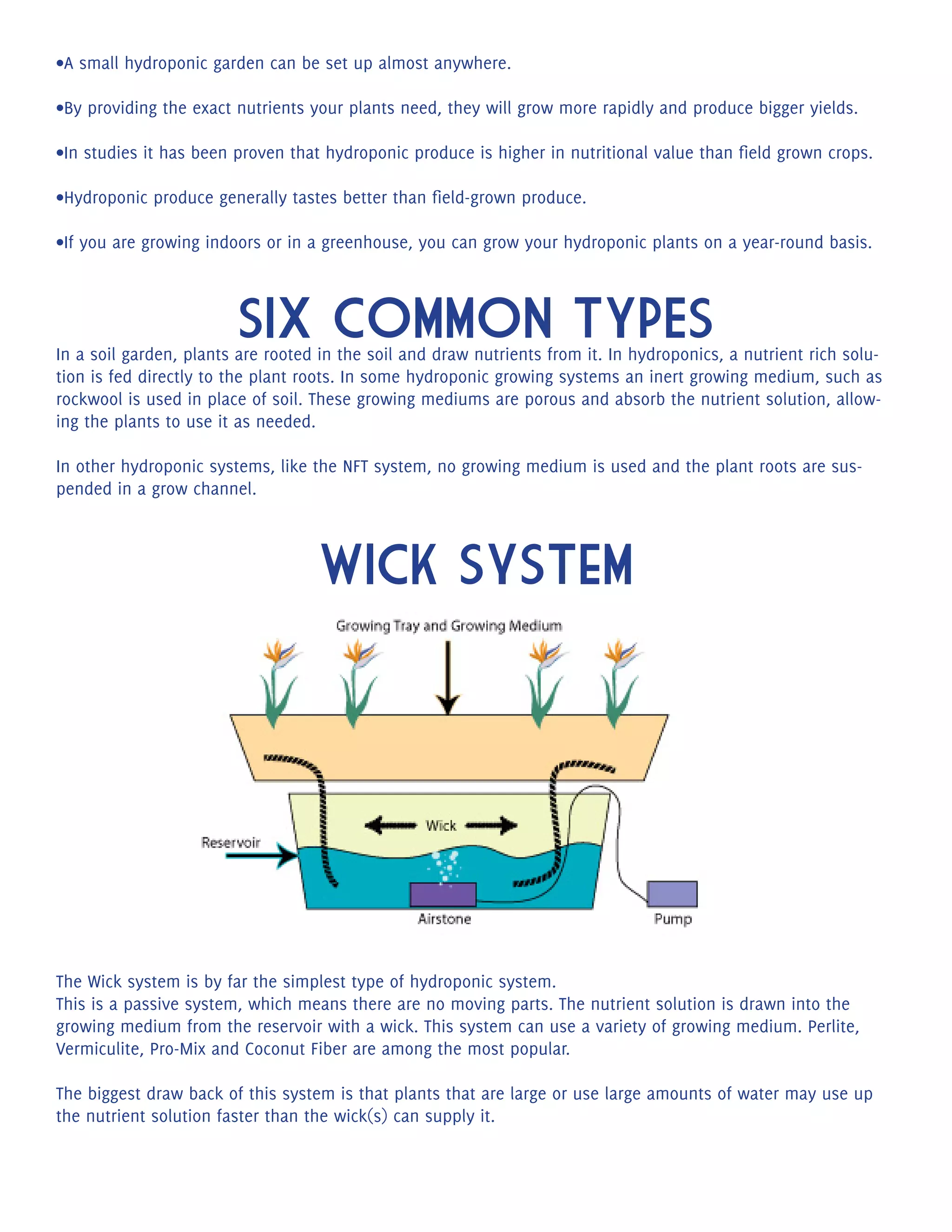 Hydroponics School Lesson Plan 1 - Introduction to Hydroponics | PDF