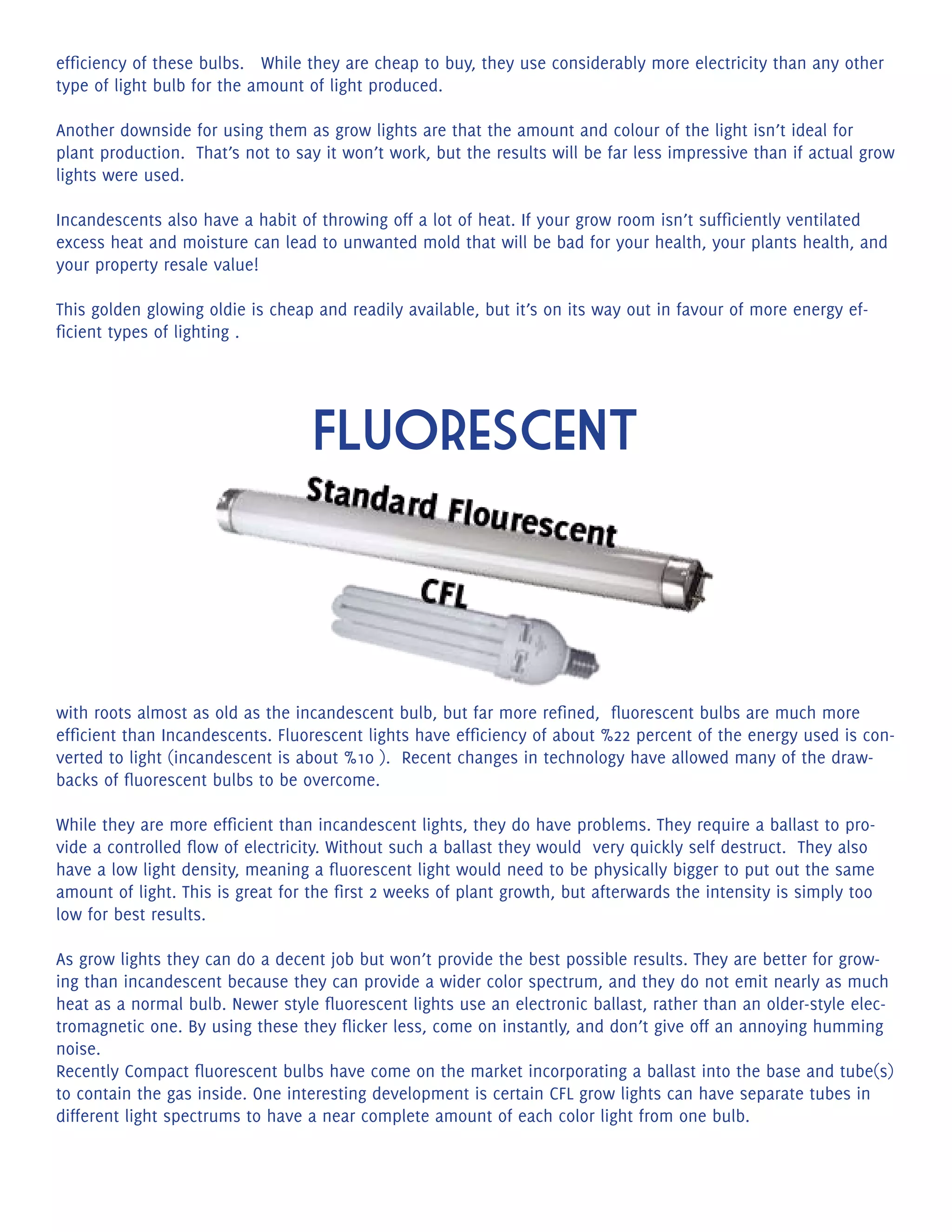 Hydroponics School Lesson Plan 2 - Lighting | PDF