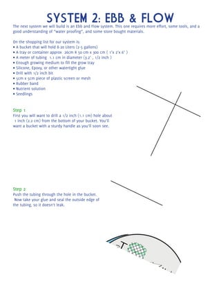 Hydroponics School Lesson Plan 6 - Build It | PDF