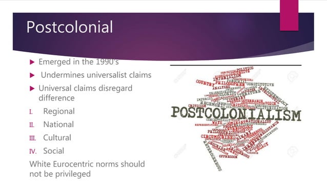 Post Colonial criticism | PPTX