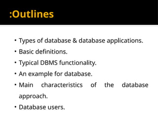 Introduction to Database and database users.pptx