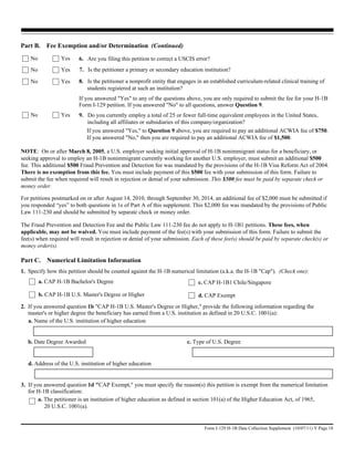 H-1B Visa Form I-129 | PDF
