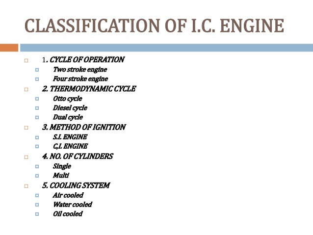 I.c. engine