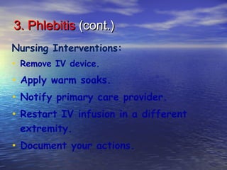 I.v cmplications nahed | PPT