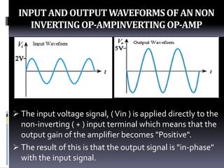 OP-AMP Configurations: Inverting and Non-Inverting | PPTX