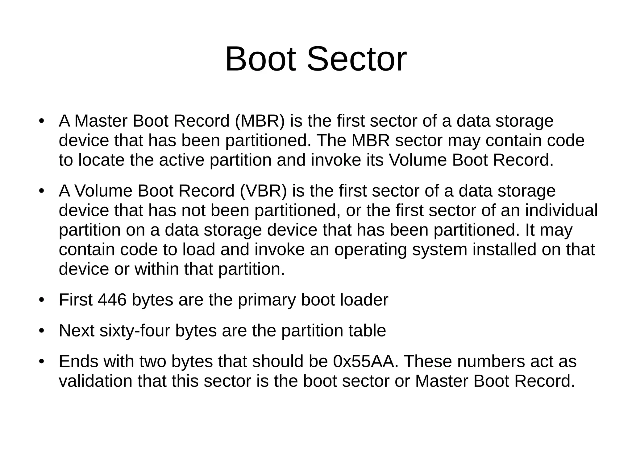 Basics of boot-loader | ODP | Operating Systems | Computer Software and Applications