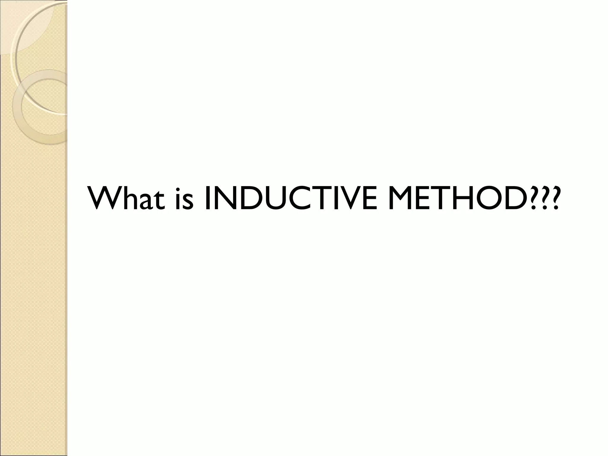 INDUCTIVE-DEDUCTIVE METHOD OF TEACHING MATHEMATICS | PPT