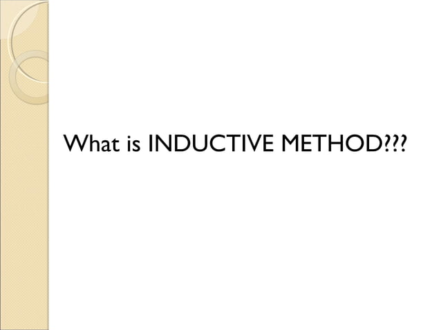 INDUCTIVE-DEDUCTIVE METHOD OF TEACHING MATHEMATICS | PPT