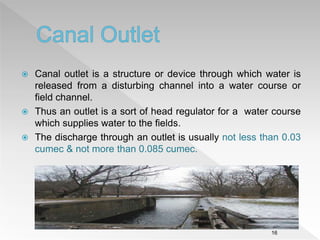 Canal Regulation Work | PPTX