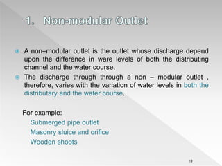 Canal Regulation Work | PPTX