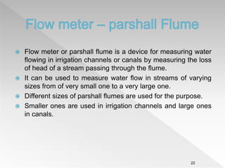Canal Regulation Work | PPTX