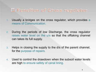 Canal Regulation Work | PPTX