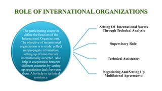 INTERNATIONAL ORGANISATION | PPTX
