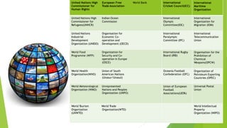 INTERNATIONAL ORGANISATION | PPTX