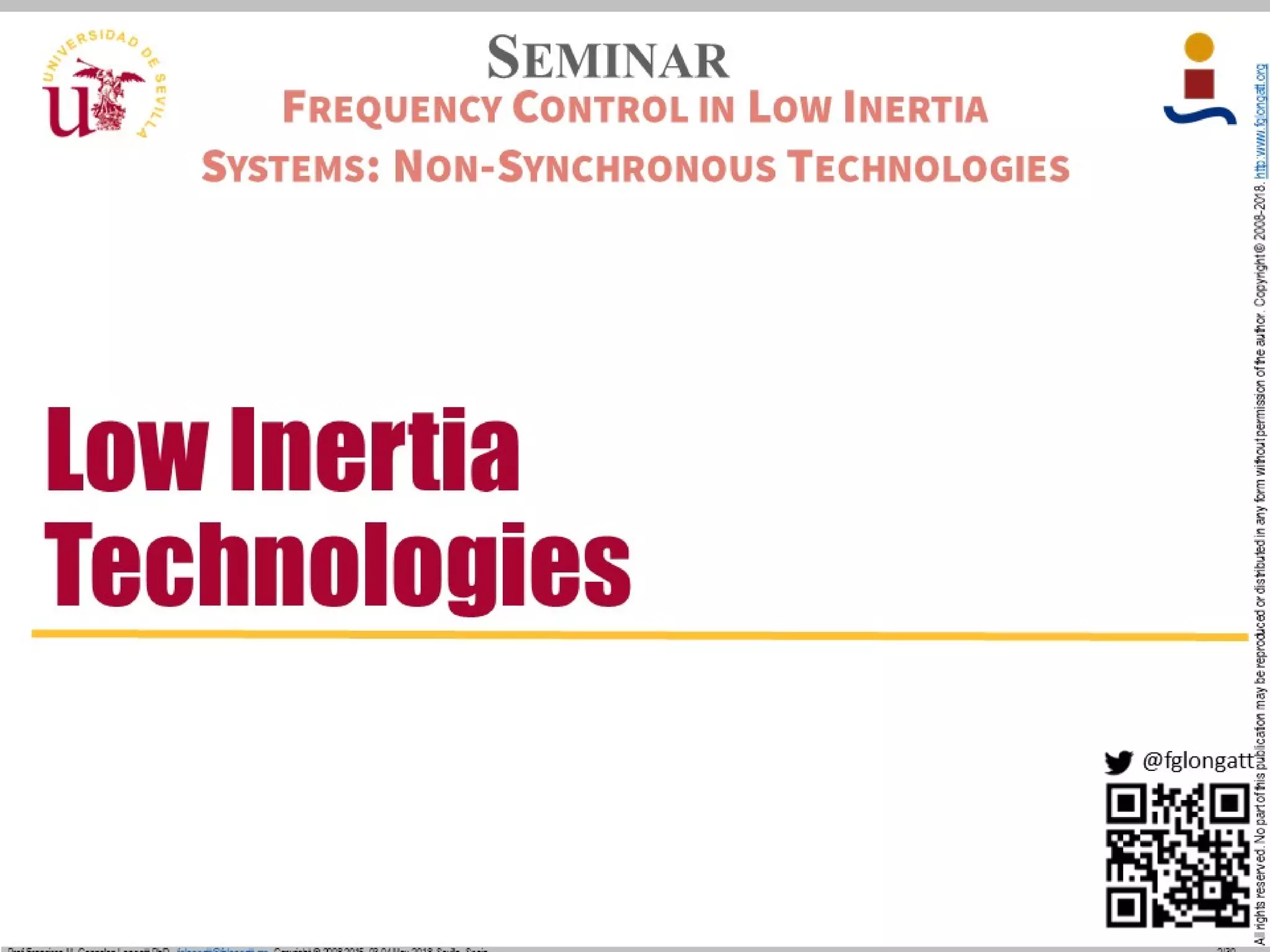 I. Section 4. Frequency control and Low Inertia Systems | PDF