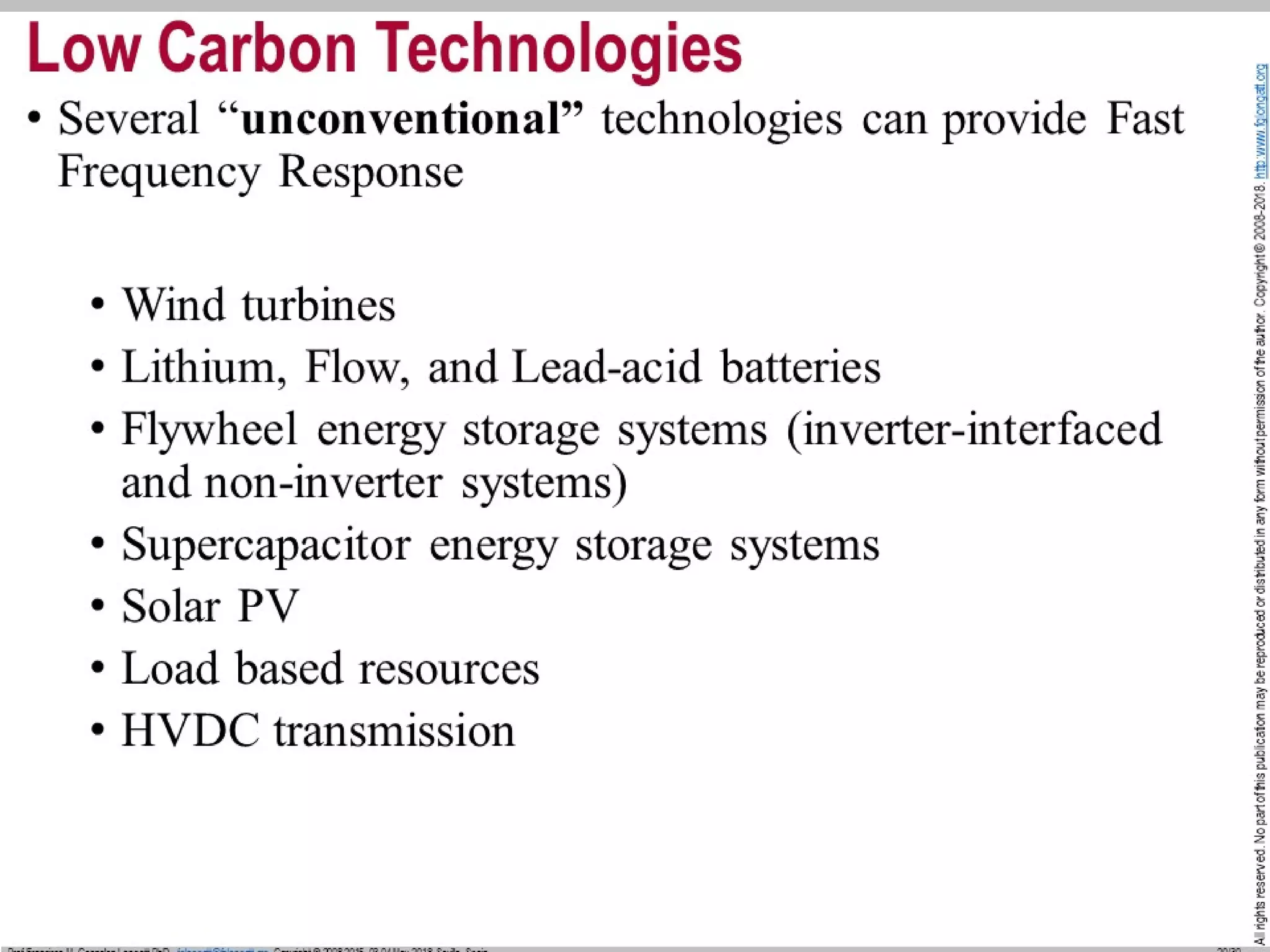 I. Section 4. Frequency control and Low Inertia Systems | PDF