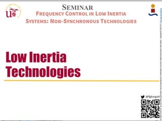 I. Section 4. Frequency control and Low Inertia Systems | PDF