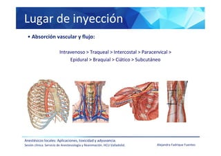 I.6. anestesicos locales | PDF