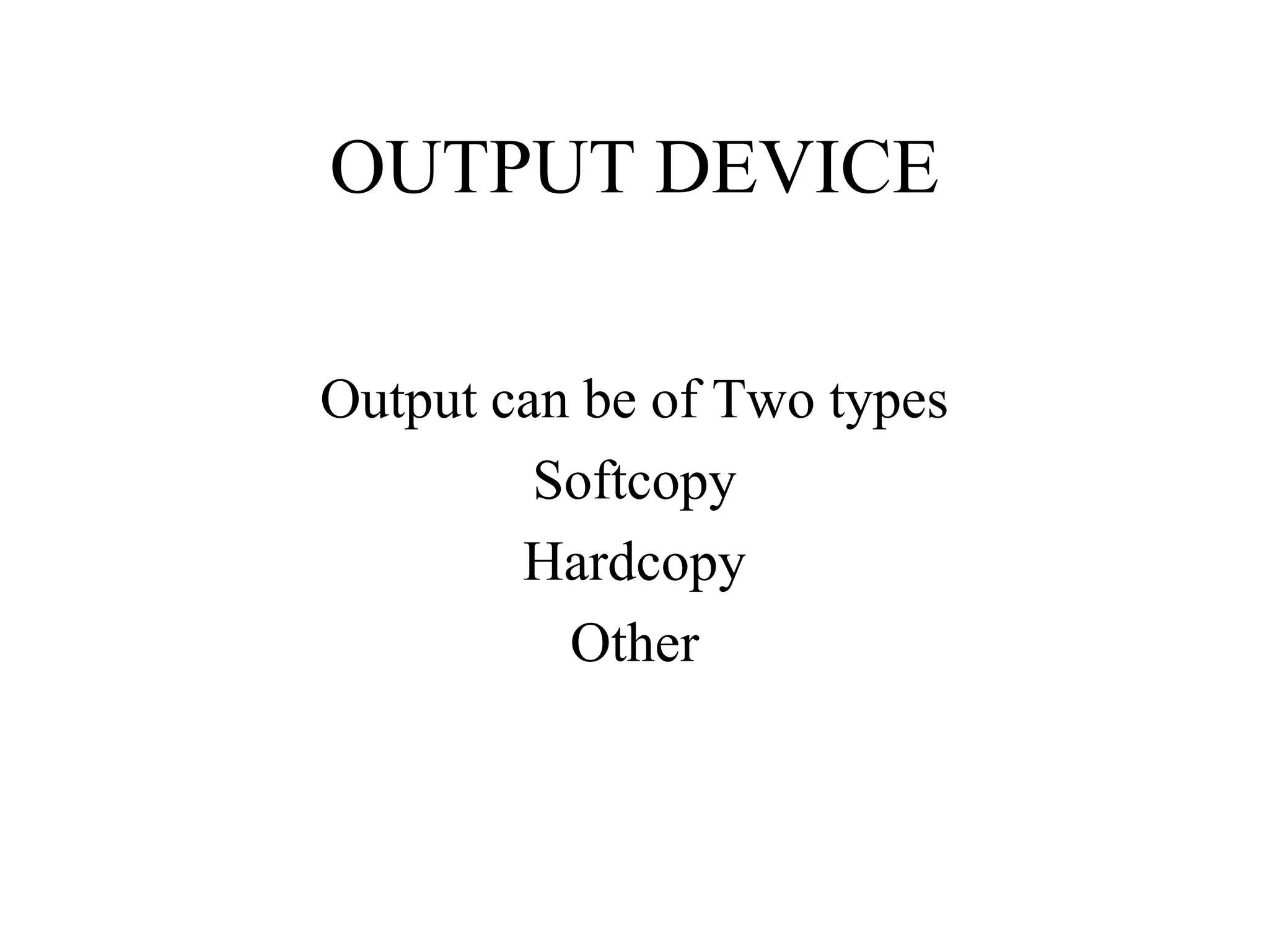 input output devices | PPT