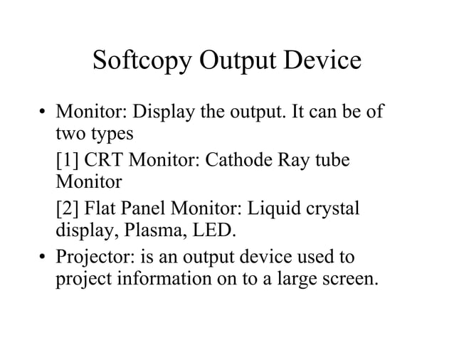 input output devices | PPT